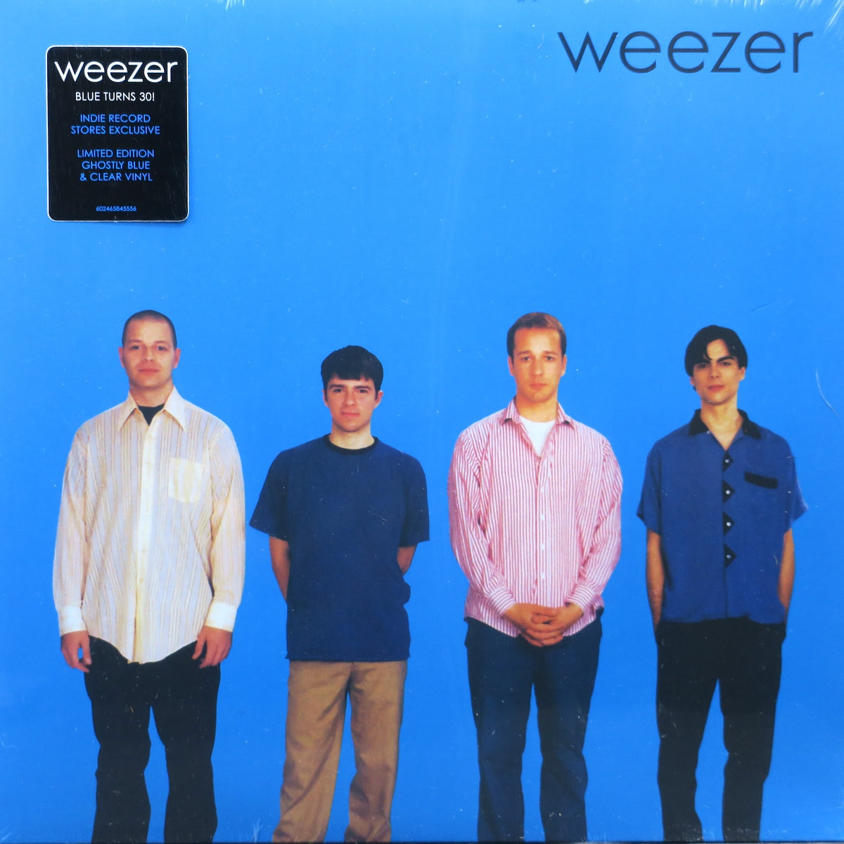 WEEZER s/t (blue album) 30th Anniversary GHOSTLY BLUE/CLEAR Vinyl LP – GOLDMINE RECORDS