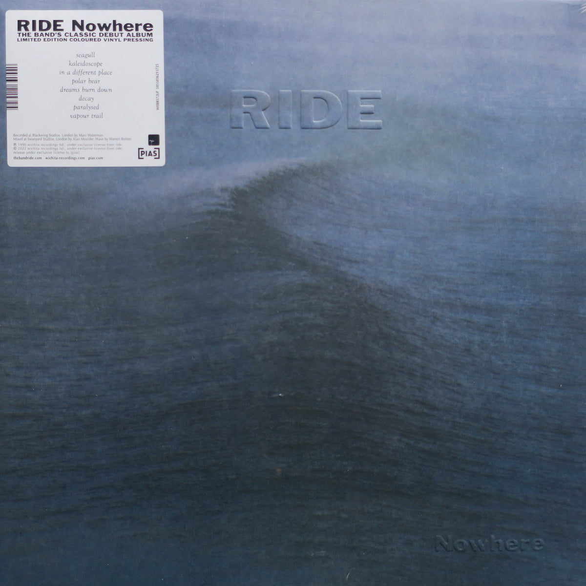 RIDE 'Nowhere' CURACAO Vinyl LP – GOLDMINE RECORDS