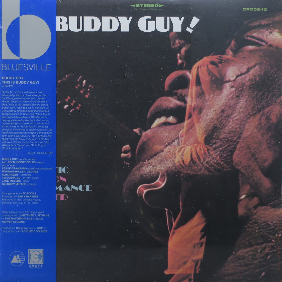 BUDDY GUY 'This Is Buddy Guy' CRAFT 180g Vinyl LP – GOLDMINE RECORDS ...