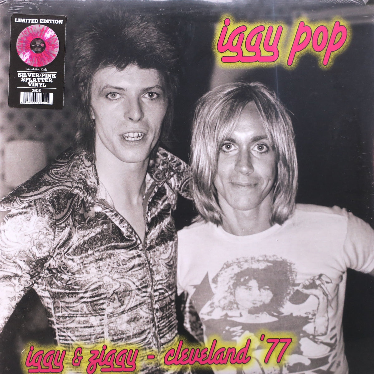 IGGY POP 'Iggy & Ziggy - Cleveland '77' PINK/SILVER Vinyl LP – GOLDMINE ...