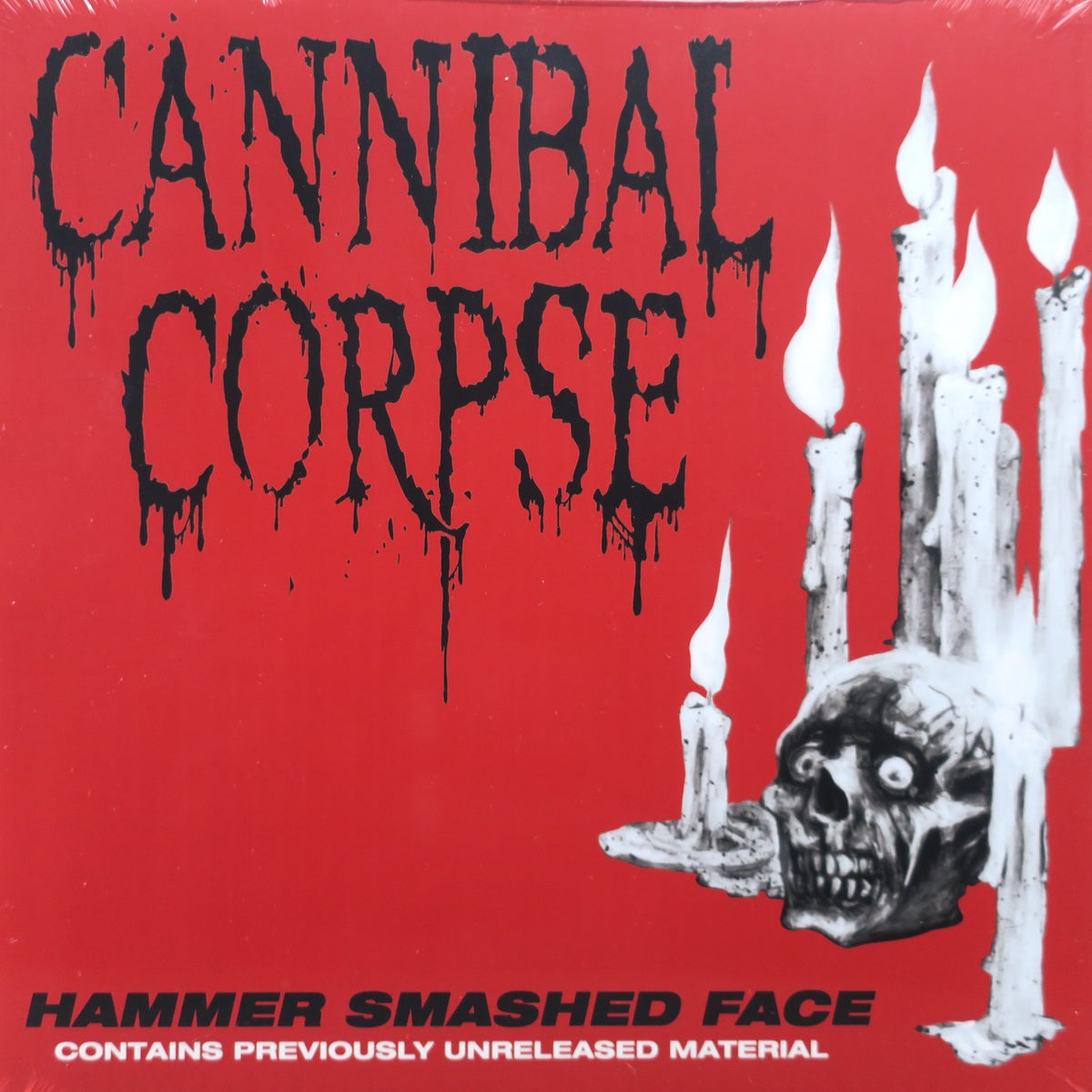 Cannibal Corpse Hammer Smashed Face Clear Red Splatter Vinyl Lp 199