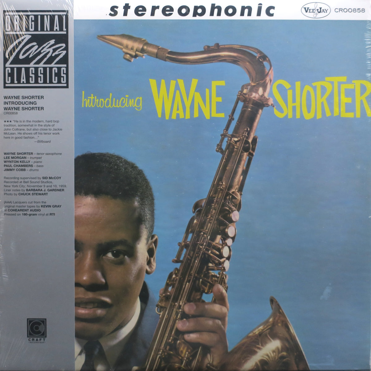 WAYNE SHORTER 'Introducing' Craft 180g Vinyl LP – GOLDMINE RECORDS PTY ...