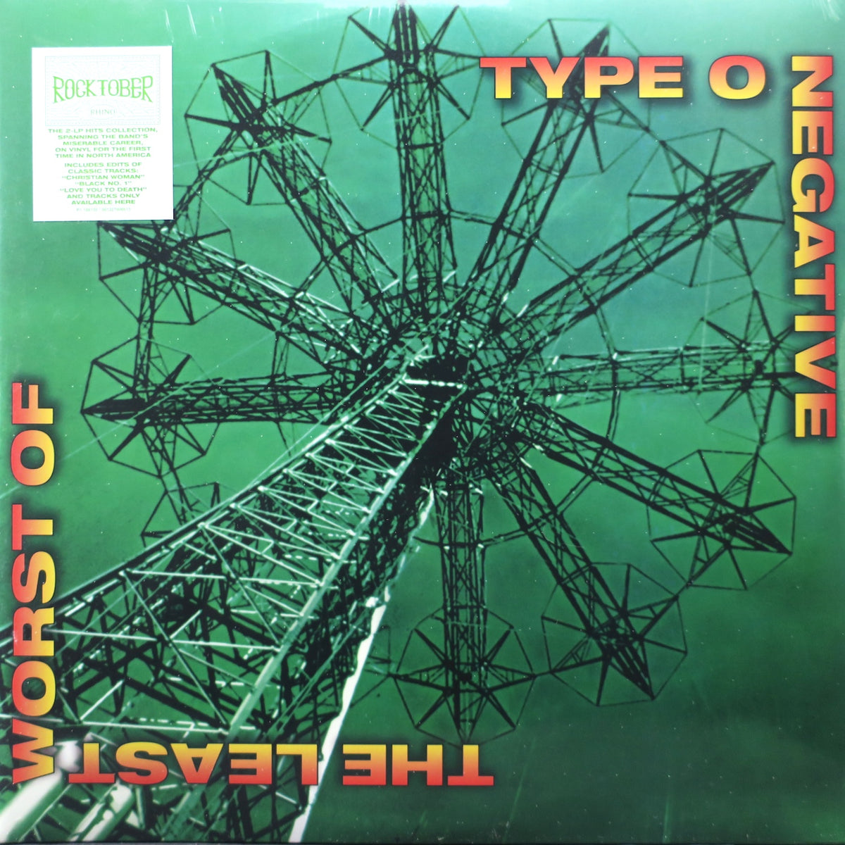 TYPE O NEGATIVE 'The Least Worst Of' Vinyl 2LP – GOLDMINE RECORDS PTY. LTD.