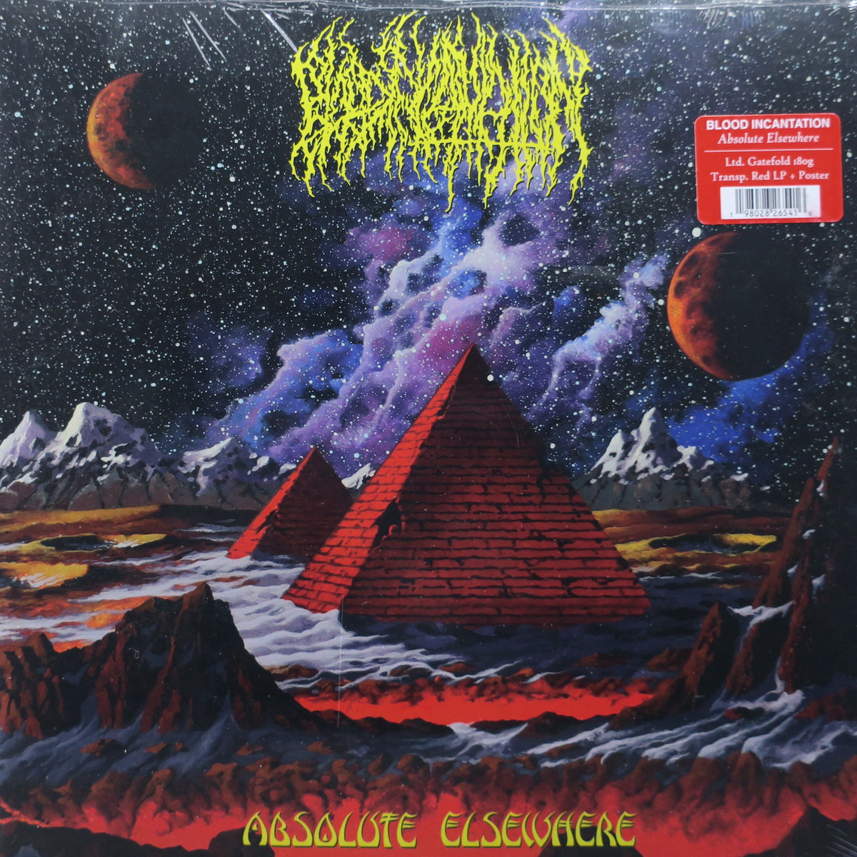 BLOOD INCANTATION 'Absolute Elsewhere' RED Vinyl LP + Poster – GOLDMINE ...