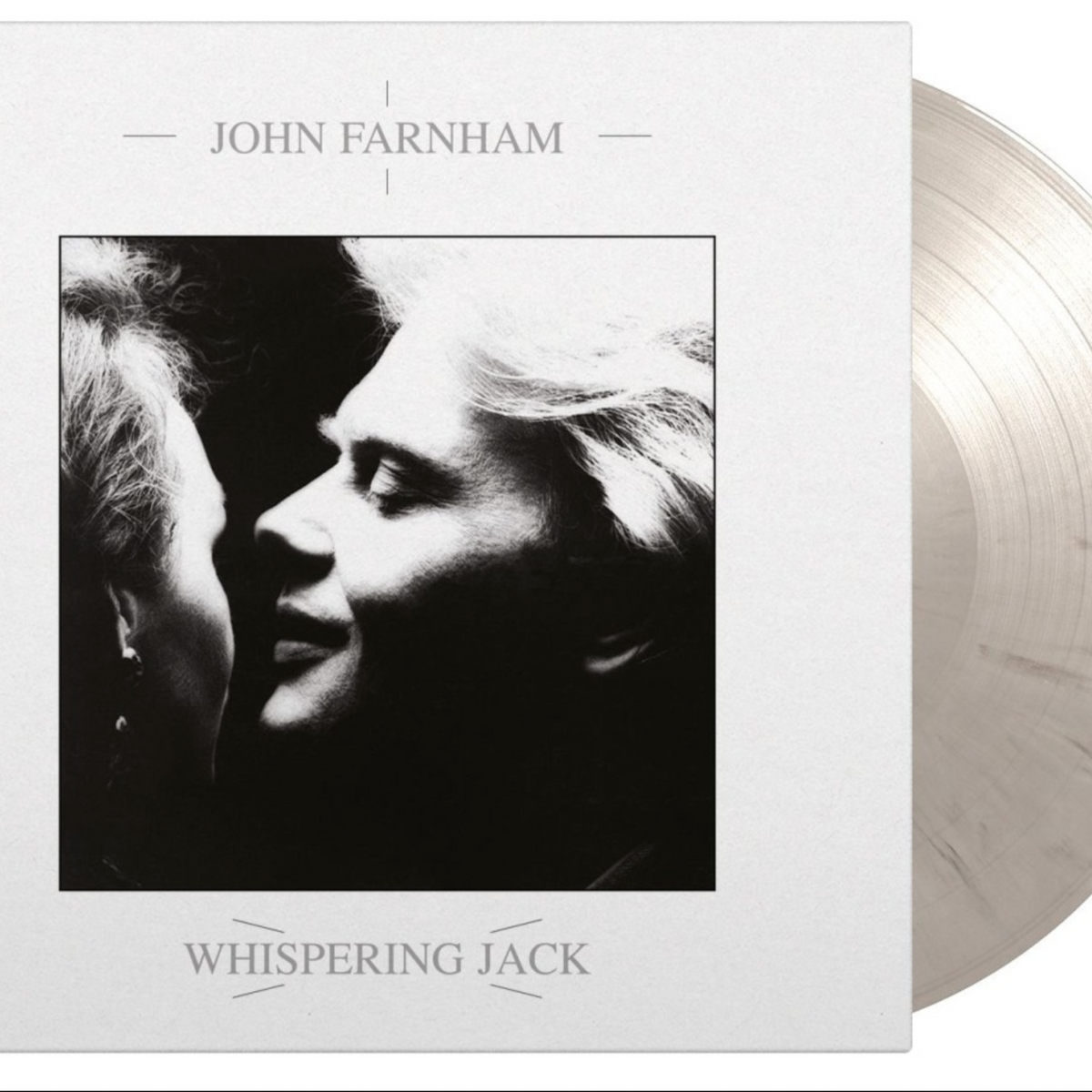 JOHN FARNHAM 'Whispering Jack' 180g WHITE/BLACK MARBLE Vinyl LP ...