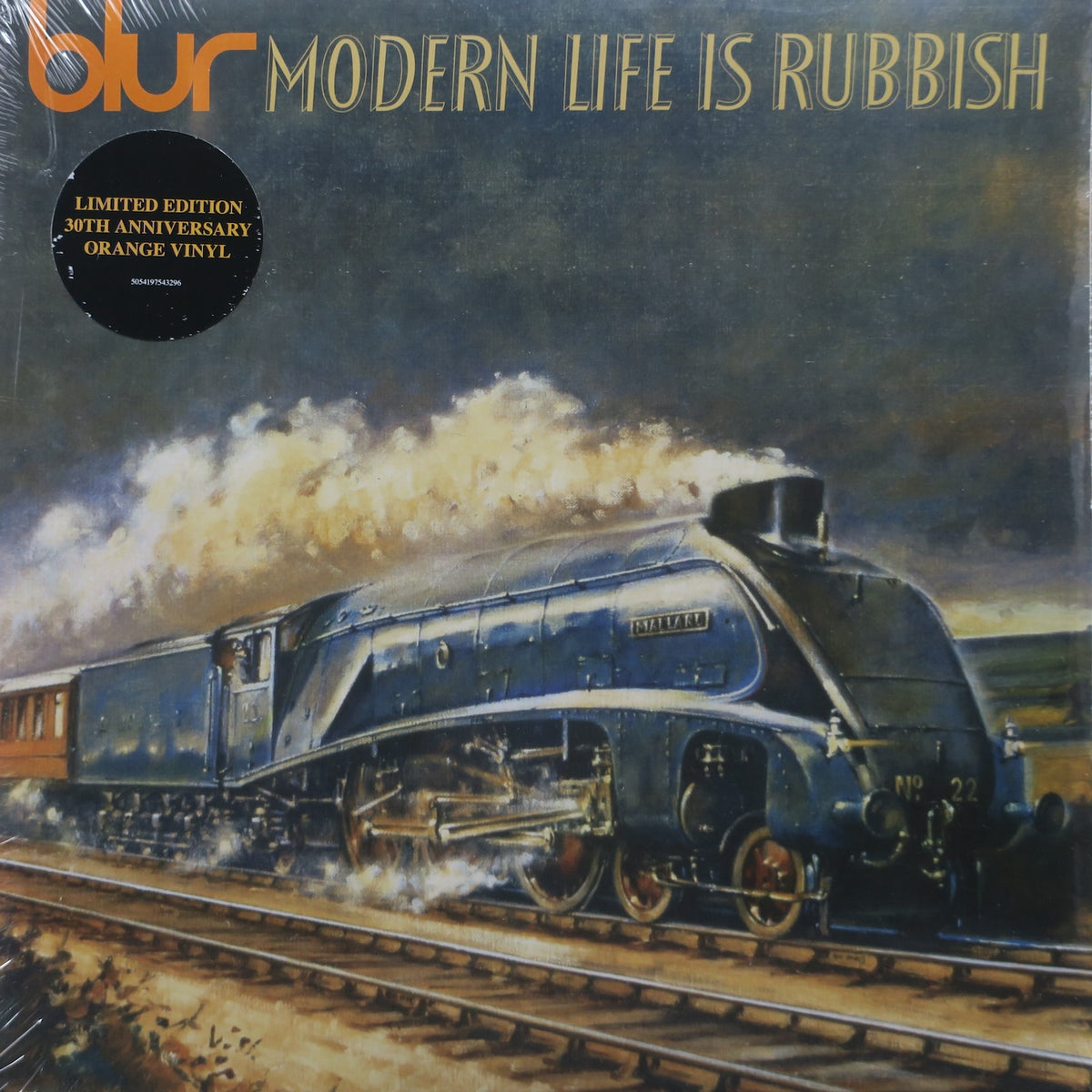BLUR 'Modern Life Is Rubbish' 30th Anniversary ORANGE Vinyl 2LP ...