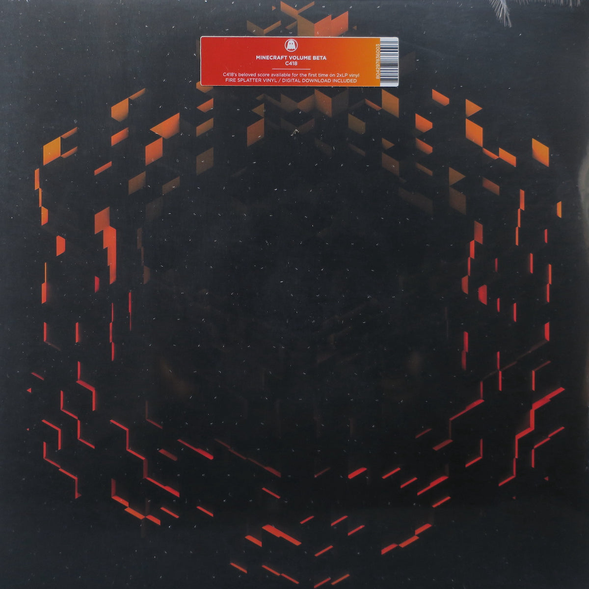 C418 'Minecraft Volume Beta' FIRE SPLATTER Vinyl 2LP – GOLDMINE RECORDS