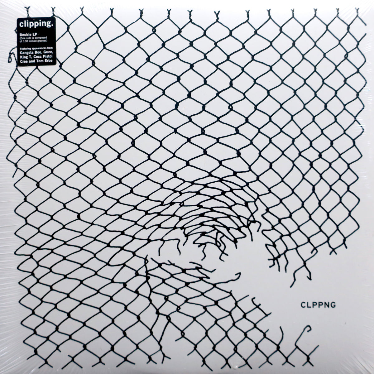 CLIPPING 'CLPPNG' Vinyl 2LP (2014 Hip Hop/Experimental) – GOLDMINE RECORDS