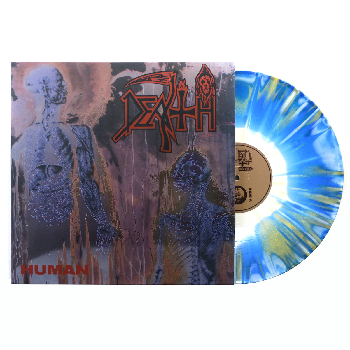 DEATH 'Human' MERGE/SPLATTER Vinyl LP – GOLDMINE RECORDS