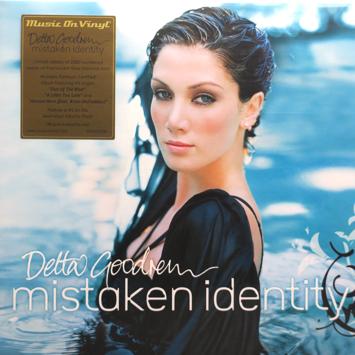 DELTA GOODREM 'Mistaken Identity' 180g BLUE Vinyl 2LP – GOLDMINE RECORDS
