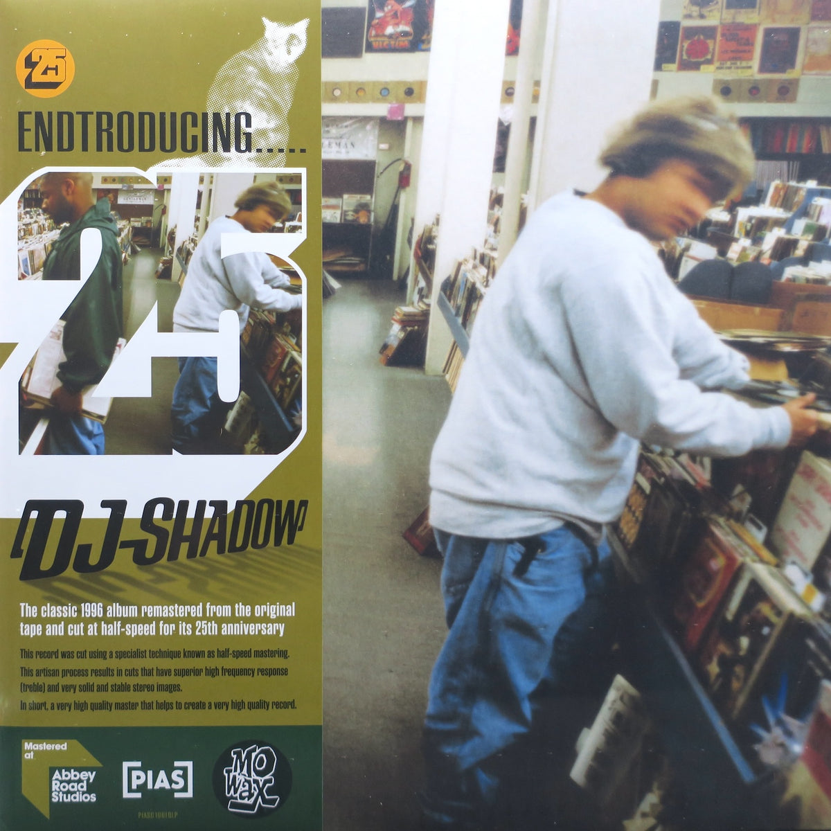 DJ SHADOW 'Endtroducing' 25th Anniversary HALF SPEED MASTER Vinyl 2LP ...