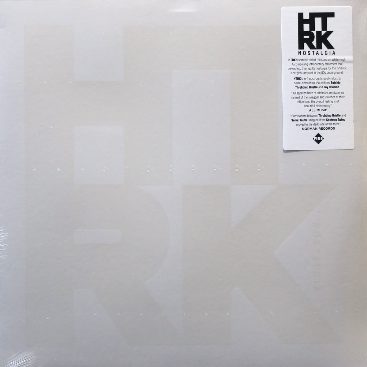 HTRK 'Nostalgia' WHITE Vinyl LP – GOLDMINE RECORDS PTY. LTD.