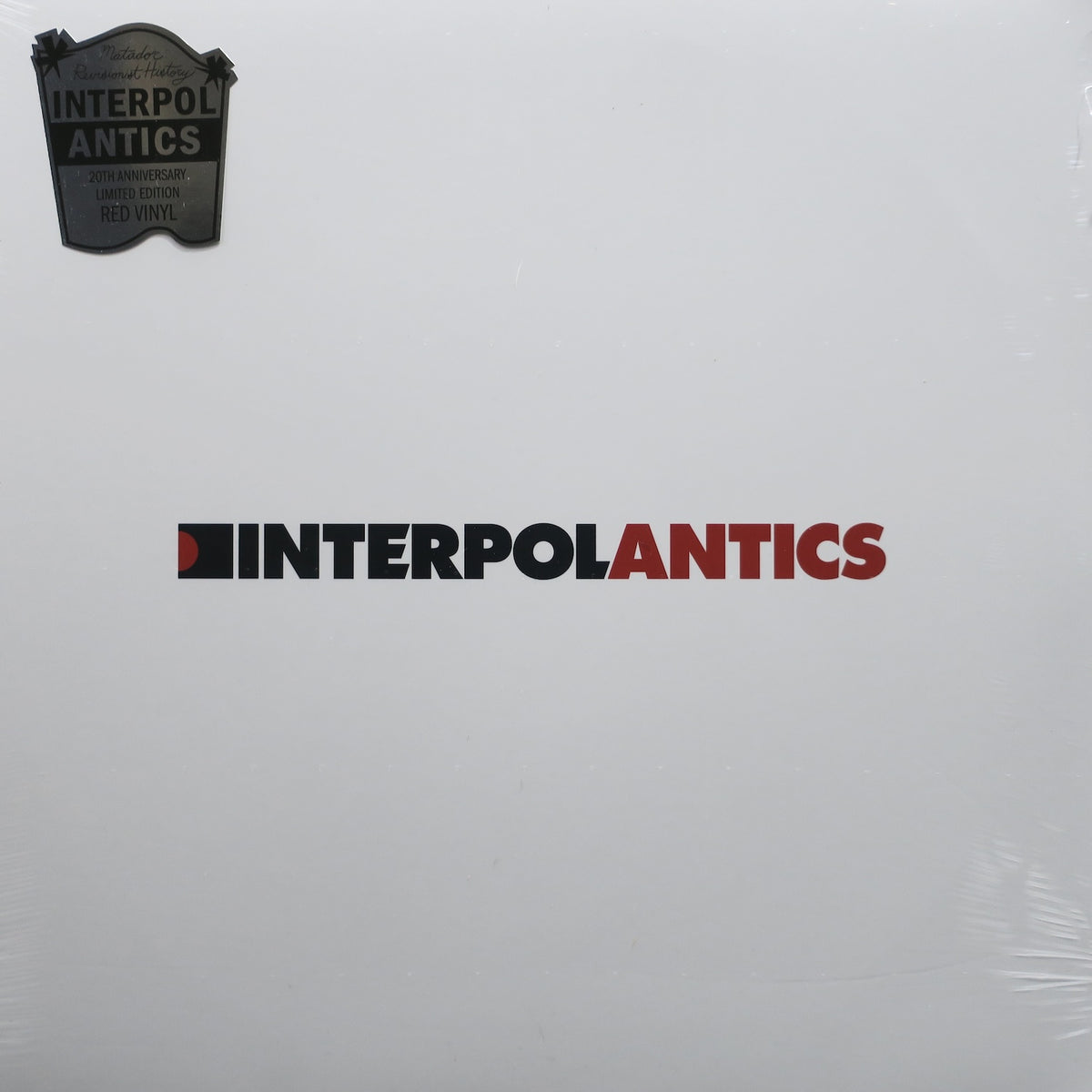 INTERPOL 'Antics' 20th Anniversary RED Vinyl LP – GOLDMINE RECORDS