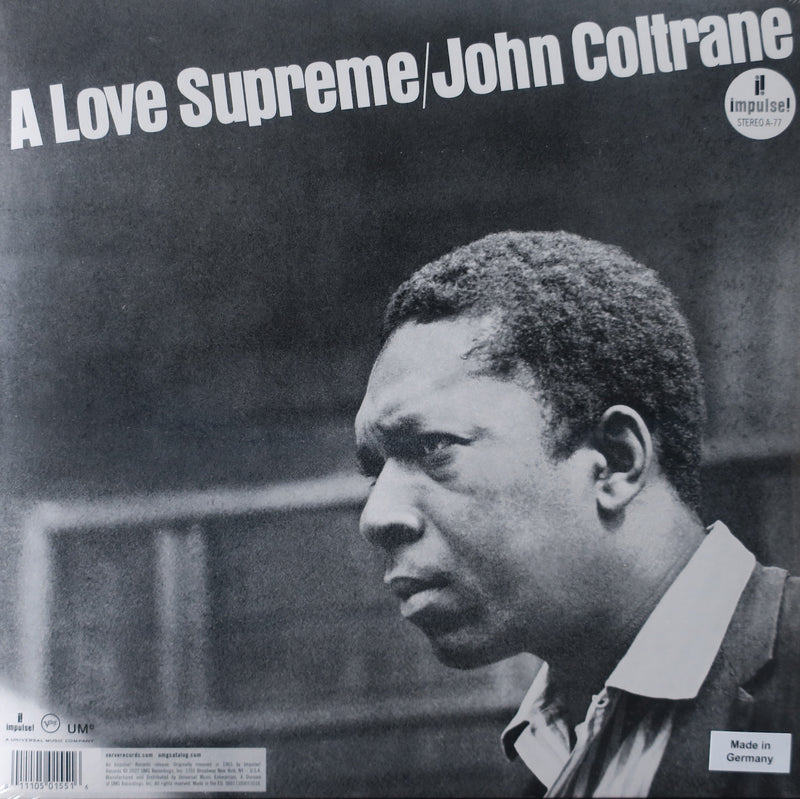 JOHN COLTRANE 'A Love Supreme' Vinyl LP | GOLDMINE RECORDS