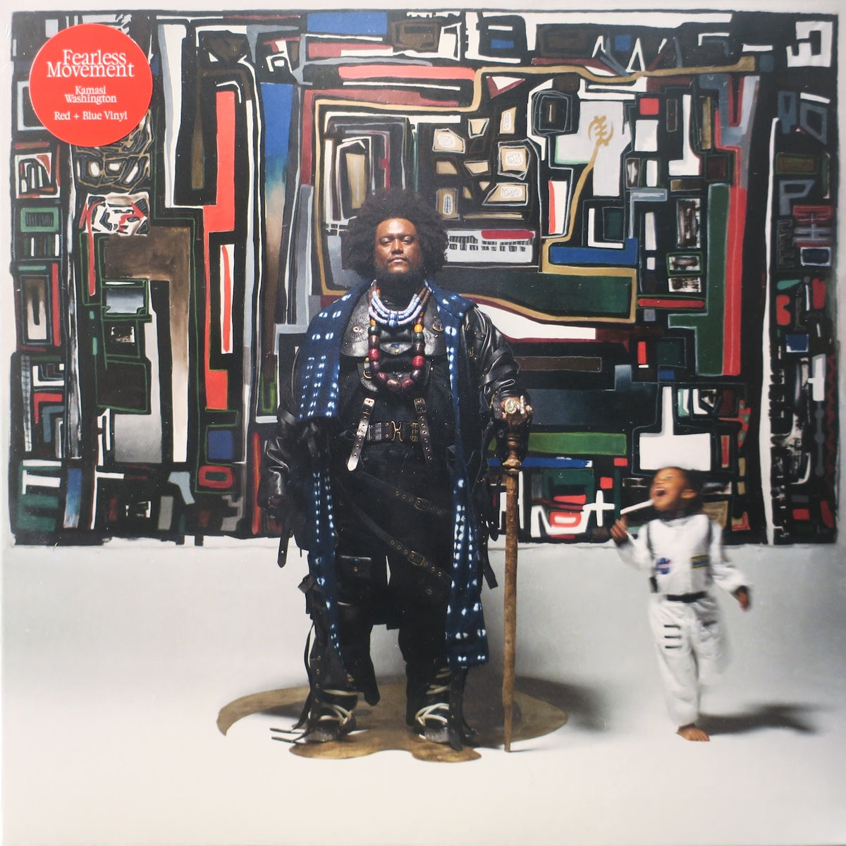 KAMASI WASHINGTON 'Fearless Movement' RED/BLUE Vinyl 2LP – GOLDMINE RECORDS