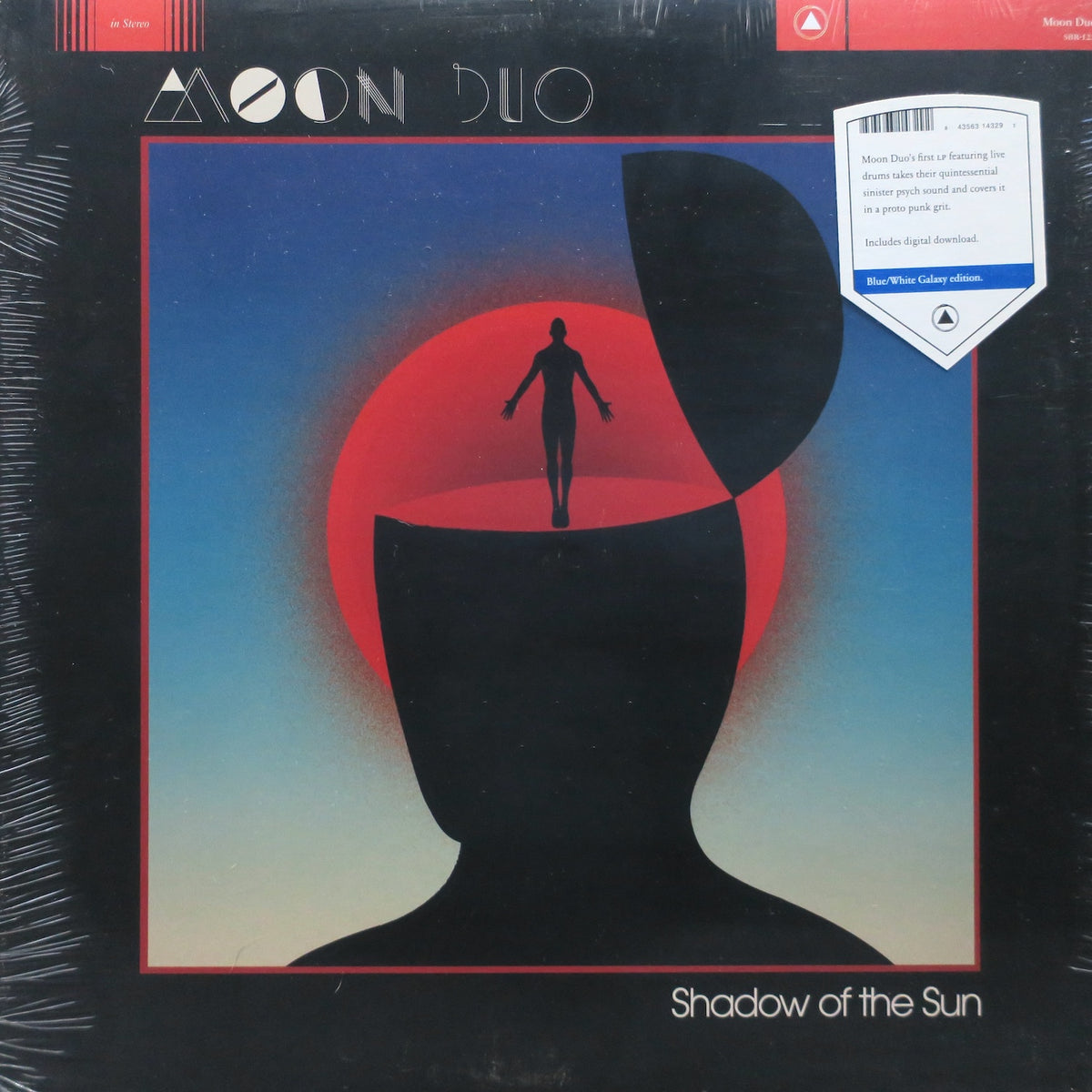 MOON DUO 'Shadow Of The Sun' BLUE/WHITE Vinyl LP (2015 Psych Rock ...