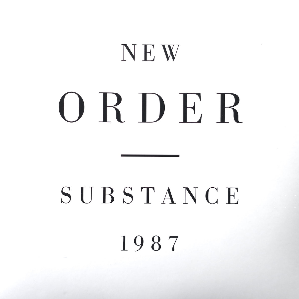NEW ORDER 'Substance' BLACK Vinyl 2LP – GOLDMINE RECORDS