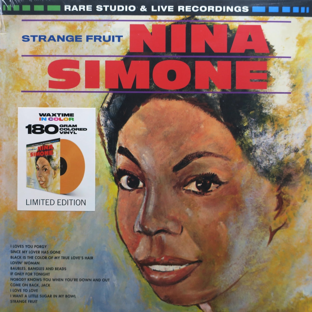 NINA SIMONE 'Strange Fruit' 180g ORANGE Vinyl LP – GOLDMINE RECORDS