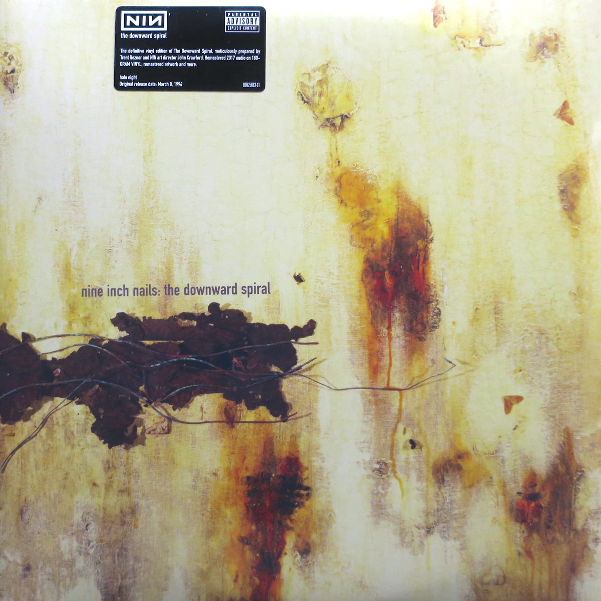 NINE INCH NAILS 'Downward Spiral' Remastered 180g Vinyl 2LP – GOLDMINE ...