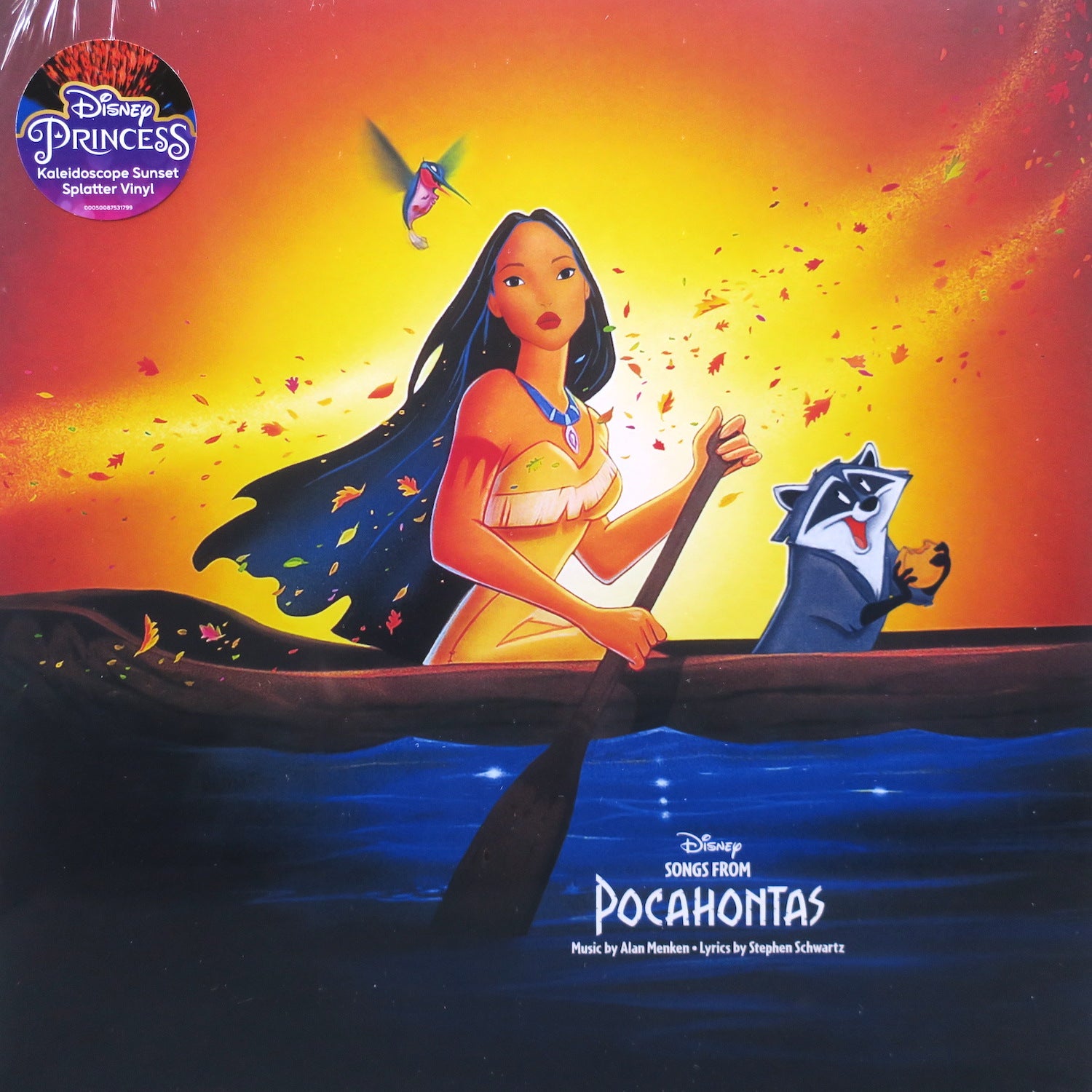 'POCAHONTAS: The Songs' Disney Soundtrack KALEIDOSCOPE SUNSET Vinyl LP ...