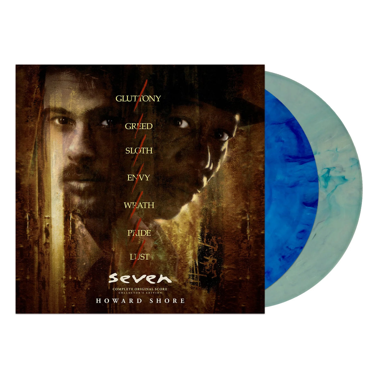 'SEVEN' Soundtrack (Howard Shore) 180g BLUE/GREEN Vinyl 2LP – GOLDMINE ...