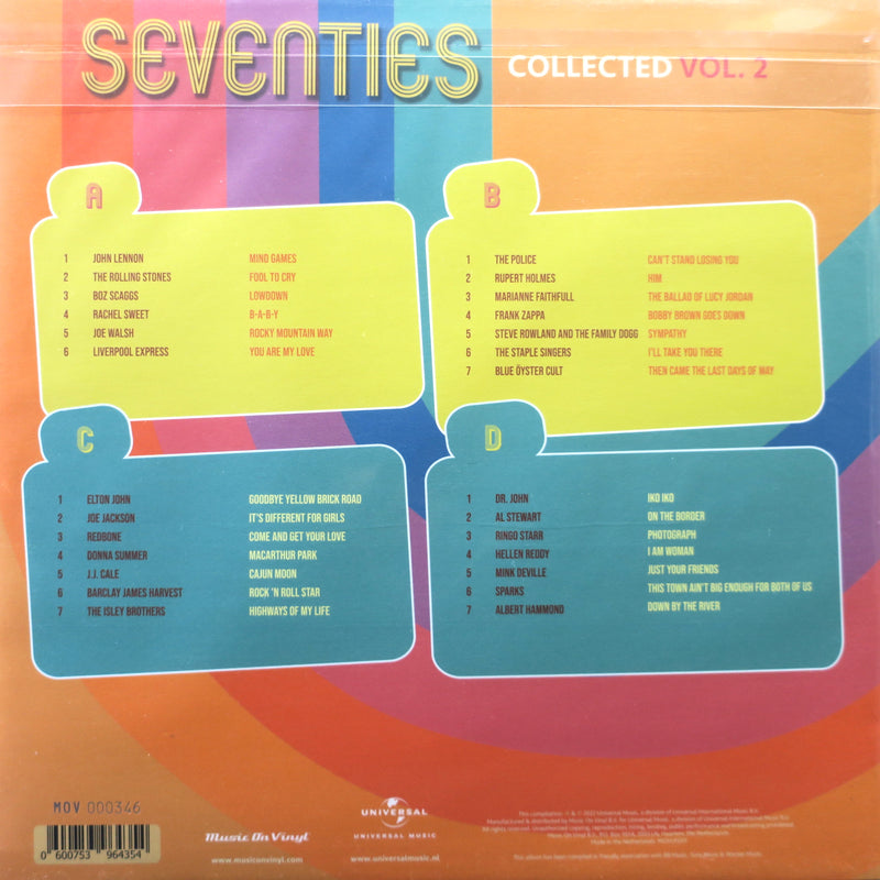 Various Seventies Collected 2 180g Green Vinyl 2lp John Lennon Roll Goldmine Records