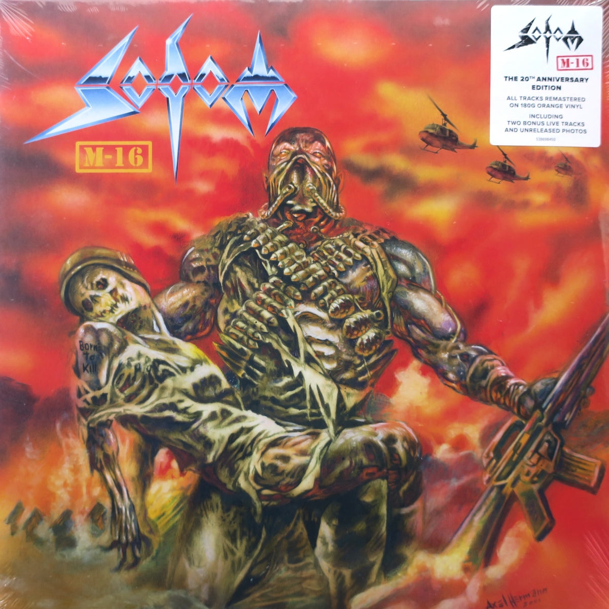 SODOM 'M-16' 180g ORANGE Vinyl 2LP (2001 Thrash) – GOLDMINE RECORDS PTY ...