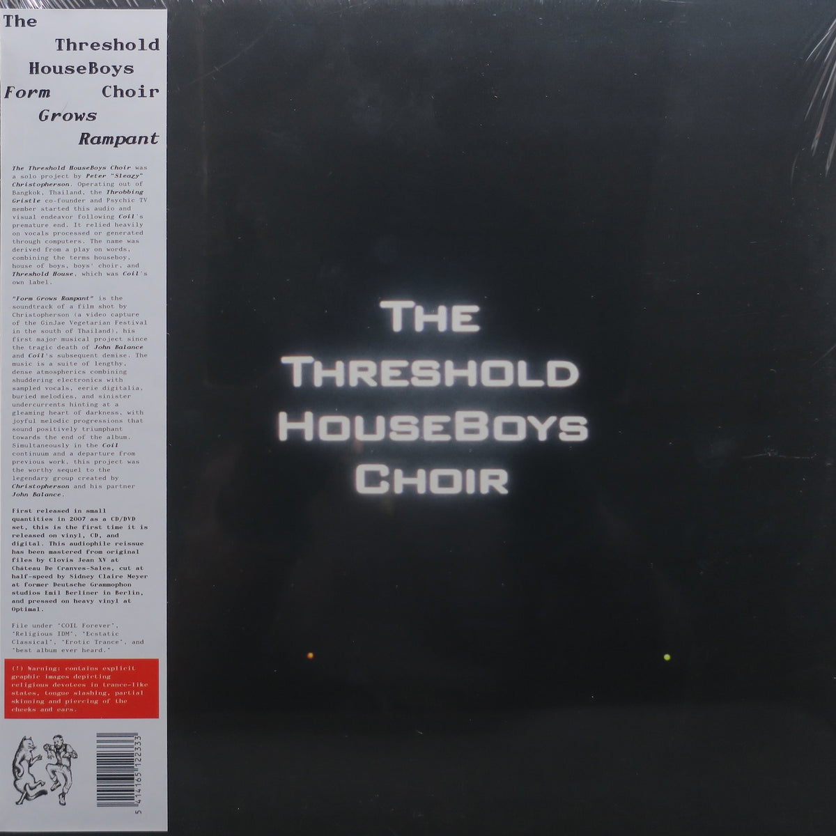 THRESHOLD HOUSEBOYS CHOIR 'Form Grows Rampant' Vinyl LP (Sleazy from C ...