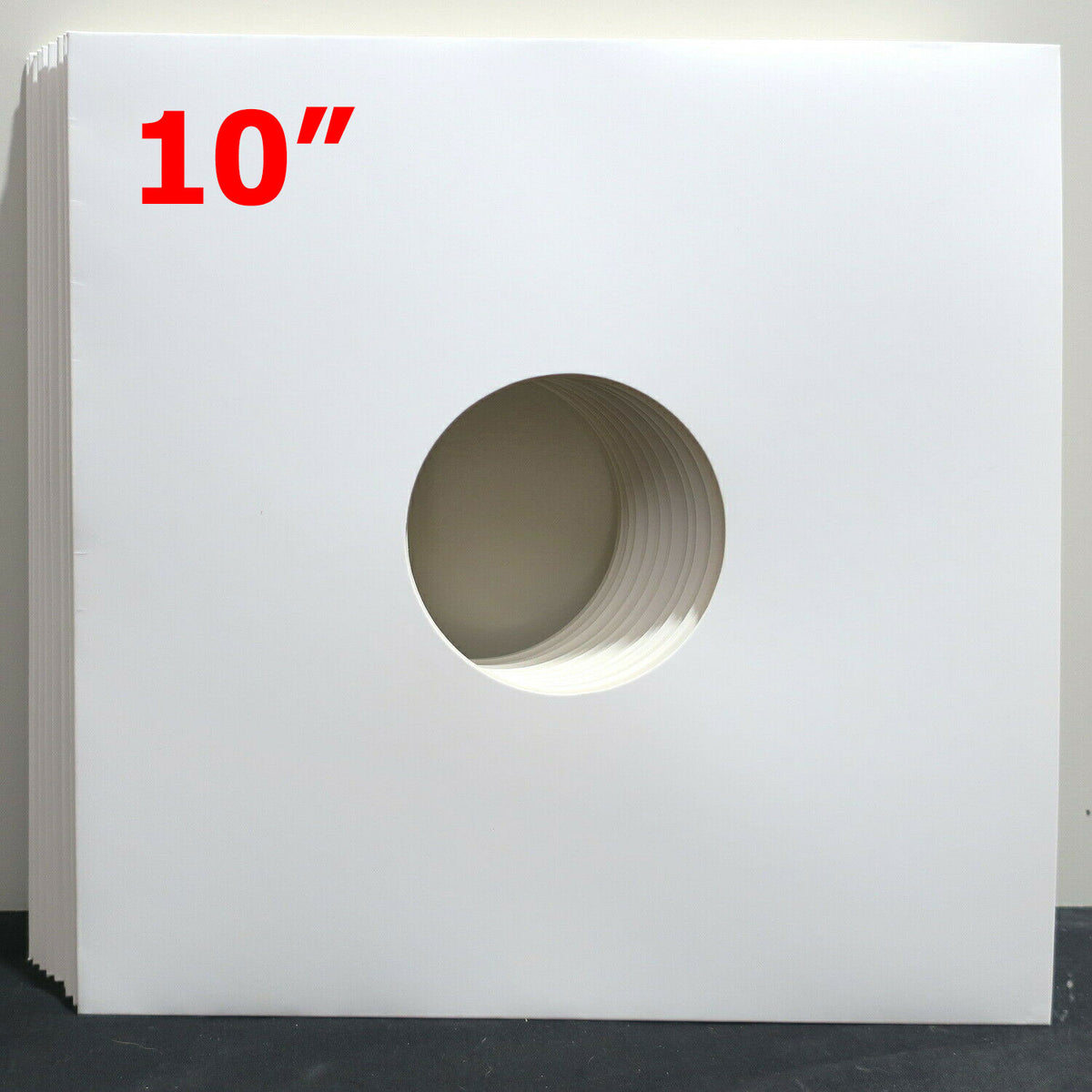 10" Outer Sleeves Card with Hole - White – GOLDMINE RECORDS