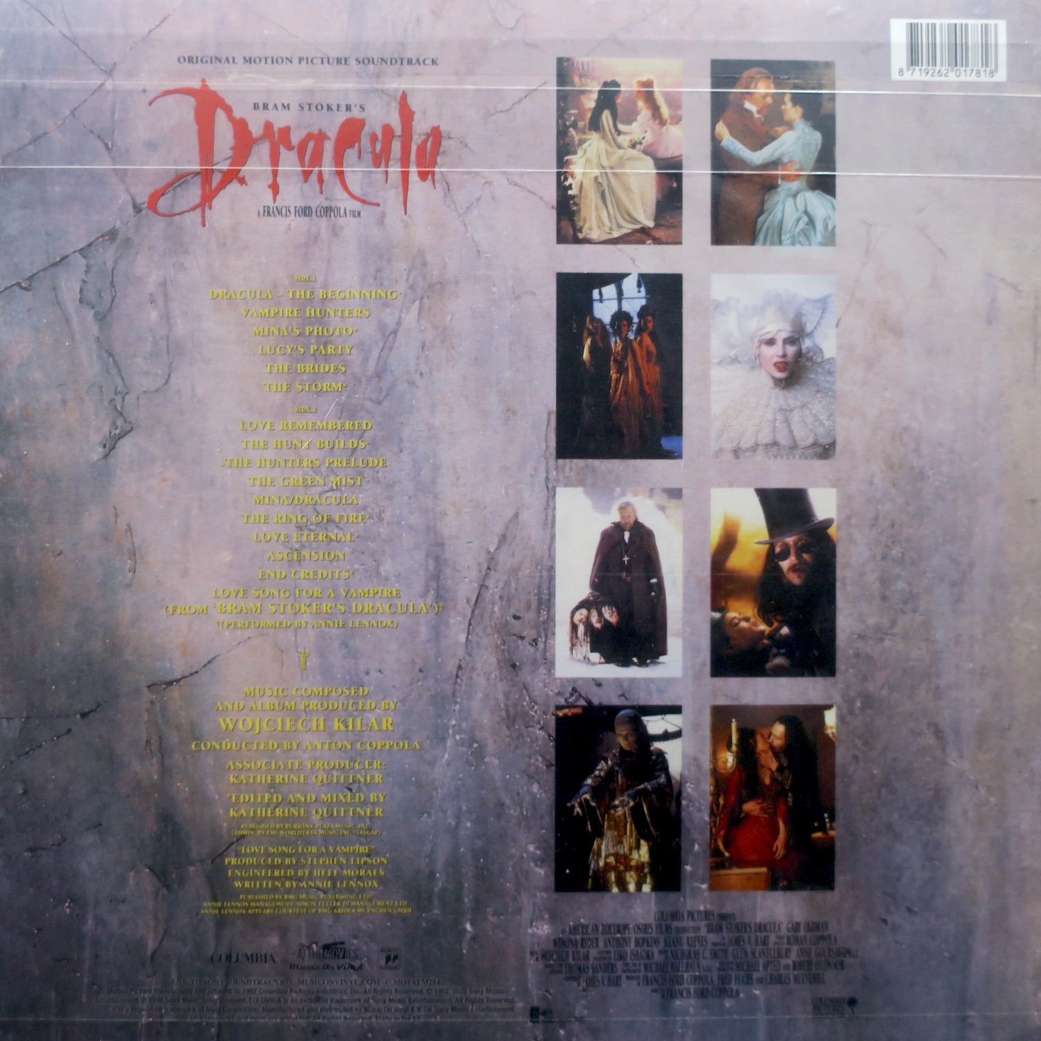 'BRAM STOKER'S DRACULA' Soundtrack 180g BLACK Vinyl LP – GOLDMINE RECORDS