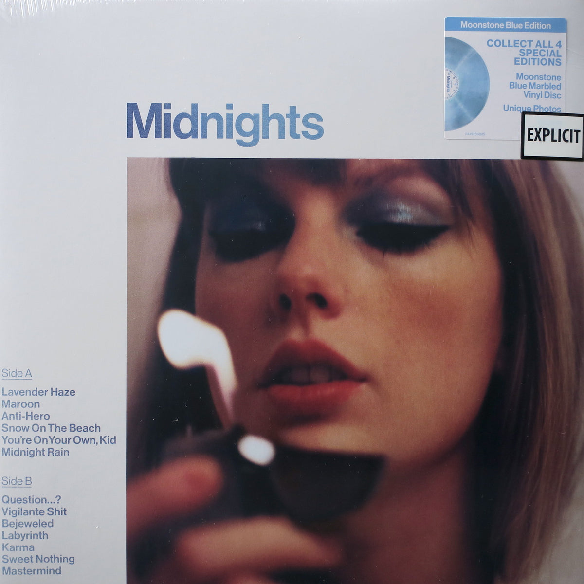 TAYLOR SWIFT 'Midnights' MOONSTONE BLUE Vinyl LP – GOLDMINE RECORDS